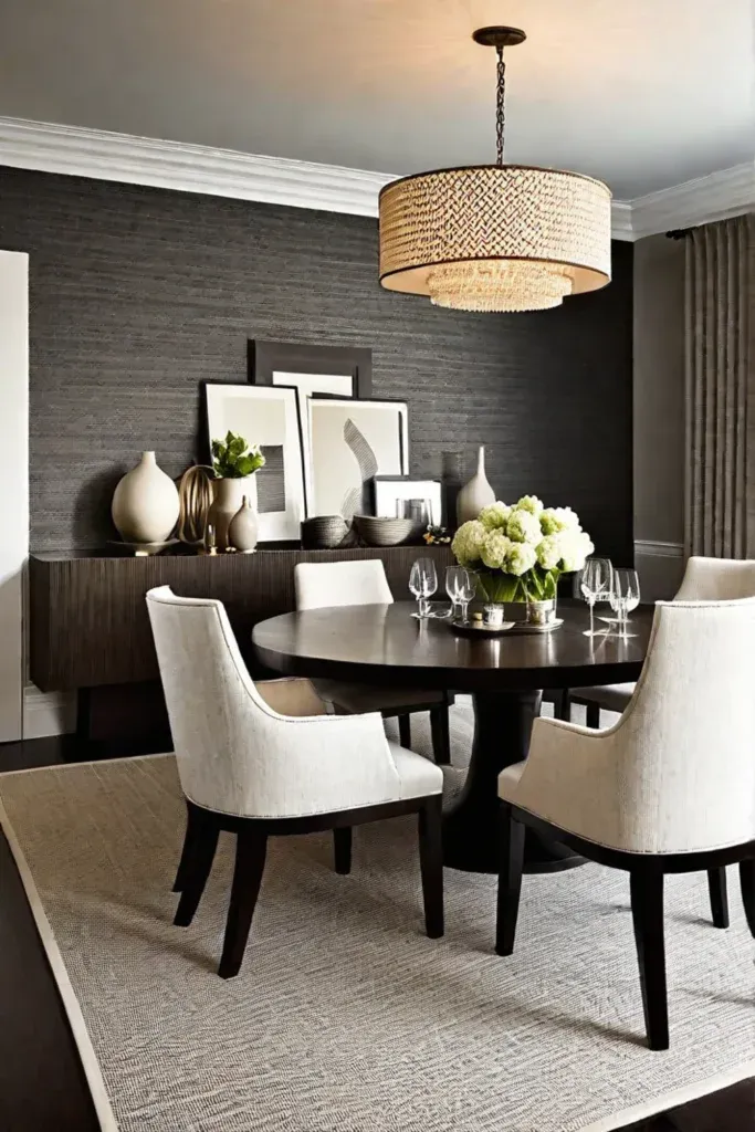Exploring Wallpaper Textures & Finishes for Your Dining Room - Remodel Gang
